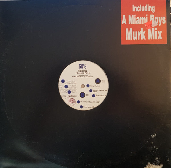Buy 50% : Tight Up (Second Part) (12") Online for a great price ...